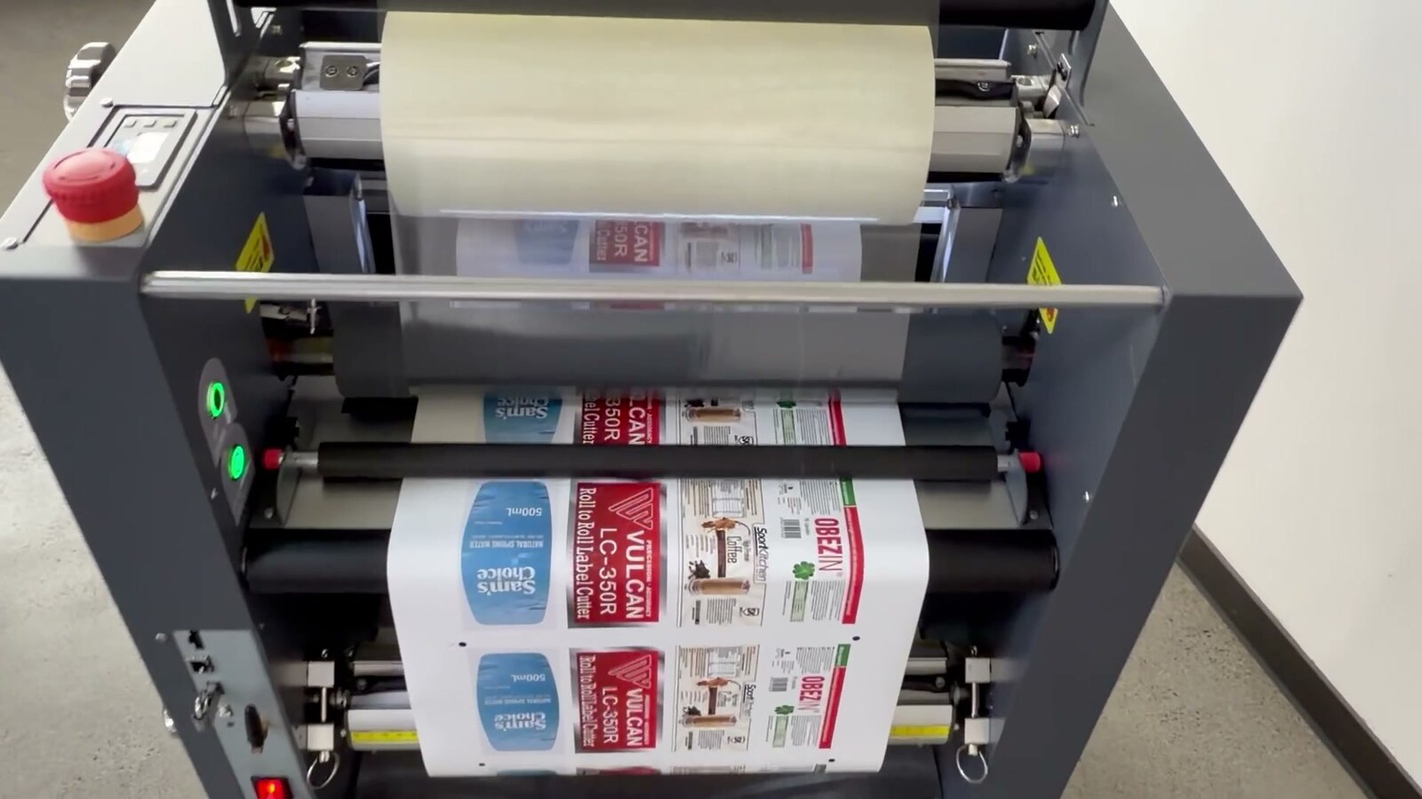 Roll-to-roll label cutters — Vulcan LC-350R — Vulcan Europe